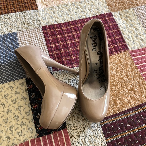 Payless | Shoes | Trash Brand Faux Leather Nude Stiletto | Poshmark